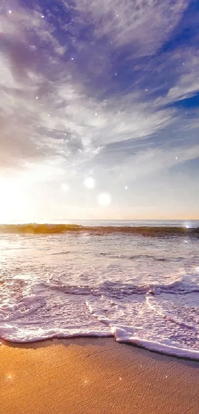 Peaceful Sunset Beach View - free download