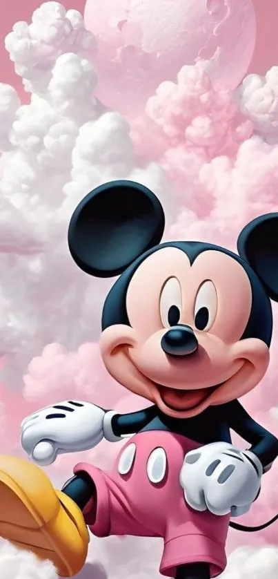 Pink Cartoon Character Wallpaper - free download