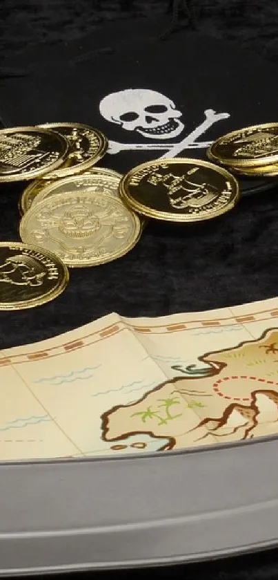 Pirate Treasure Adventure Art - free download