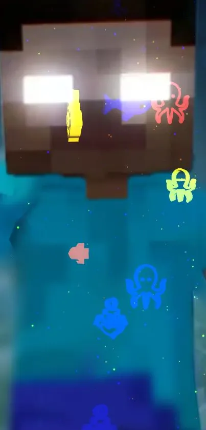 Pixelated Ocean Adventure Art - free download