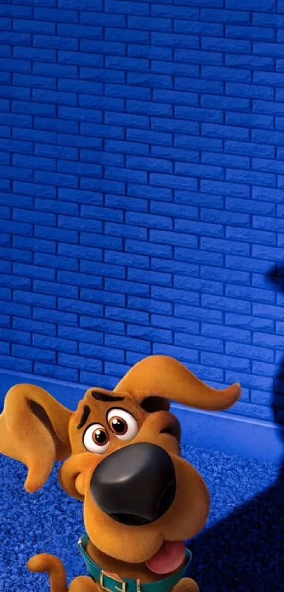 Playful Cartoon Dog Wallpaper - free download