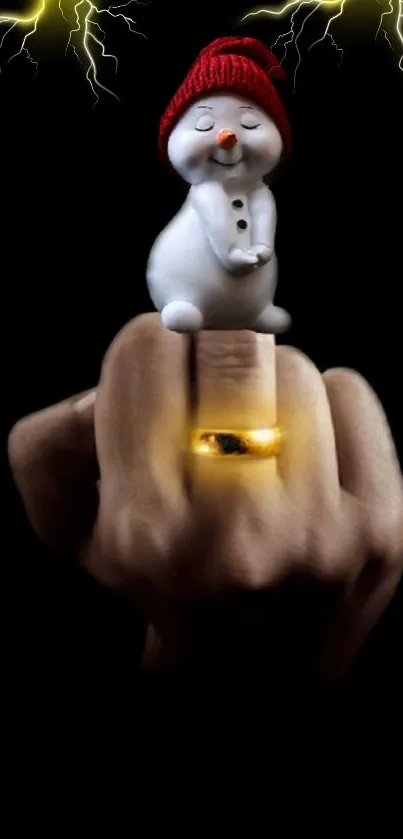 Playful Snowman Finger Magic - free download