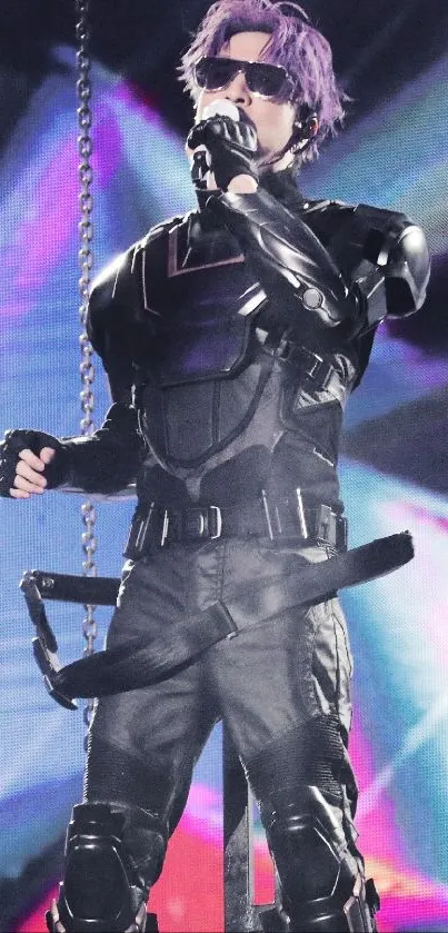 Purple Artist Entertainment Live Wallpaper - free download