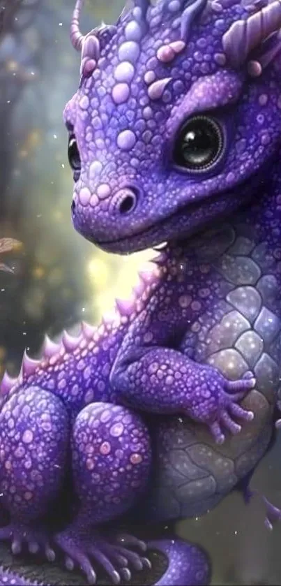 Purple Fantasy Dragon Art - free download