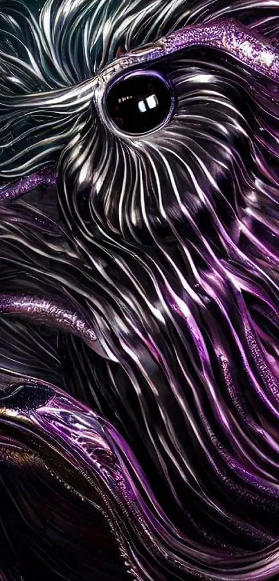 Purple Violet Art Live Wallpaper - free download