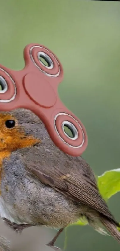 Quirky Bird Spinner Art - free download