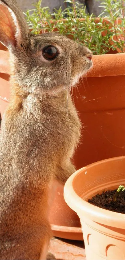 Rabbit by Terracotta Planters - free download