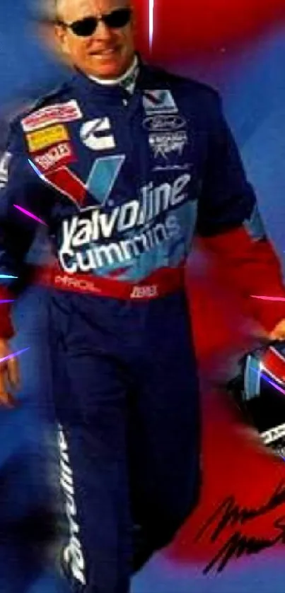 Racing Driver Mobile Wallpaper - free download