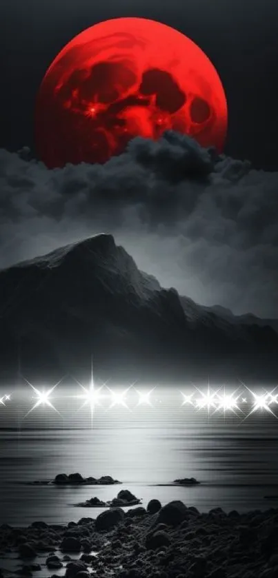 Red Moon Over Dark Mountain - free download