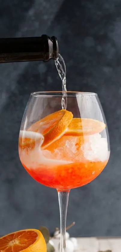 Refreshing Citrus Cocktail Wallpaper - free download