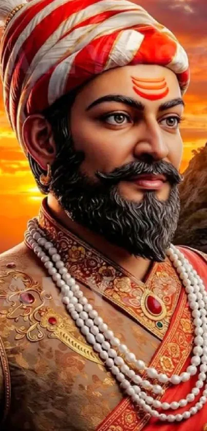 Regal Warrior Portrait Wallpaper - free download