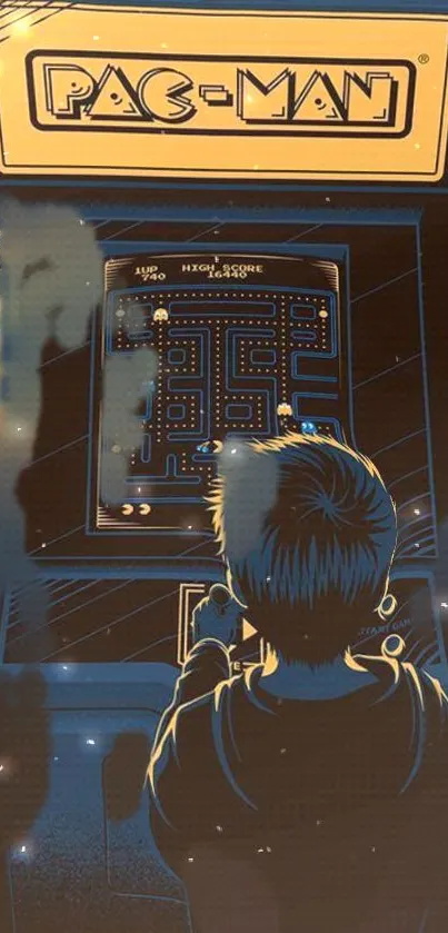 Retro Arcade Phone Wallpaper - free download