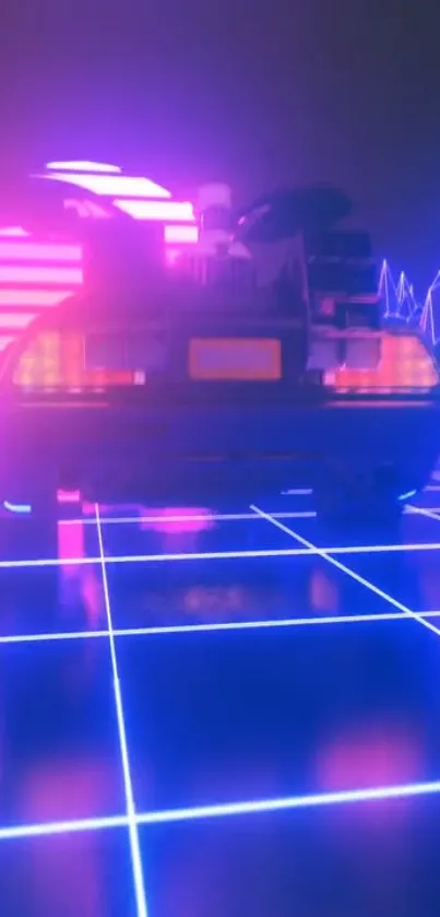 Retro Futuristic Neon Drive - free download