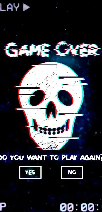 Retro Game Over Wallpaper - free download