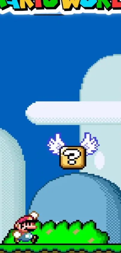 Retro Mario Adventure Wallpaper - free download