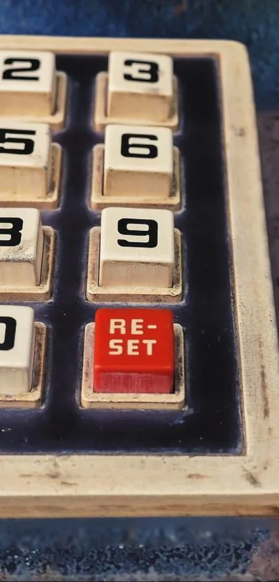 Retro Numeric Keypad Wallpaper - free download