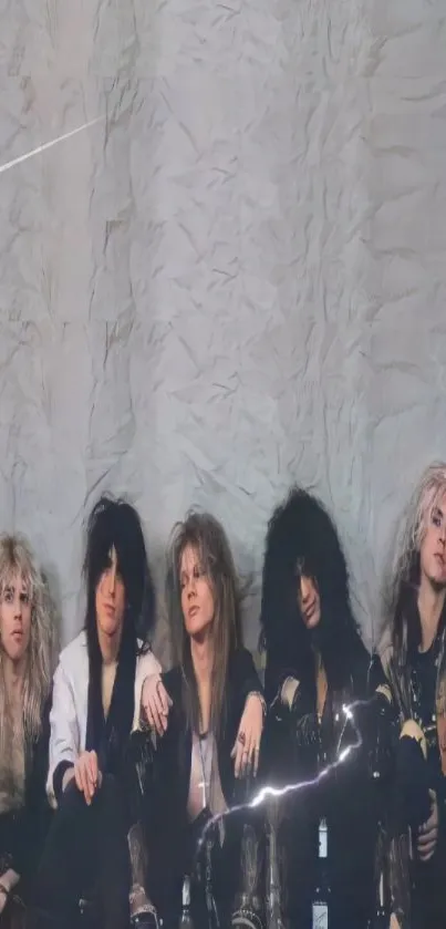 Retro Rock Band Wallpaper - free download