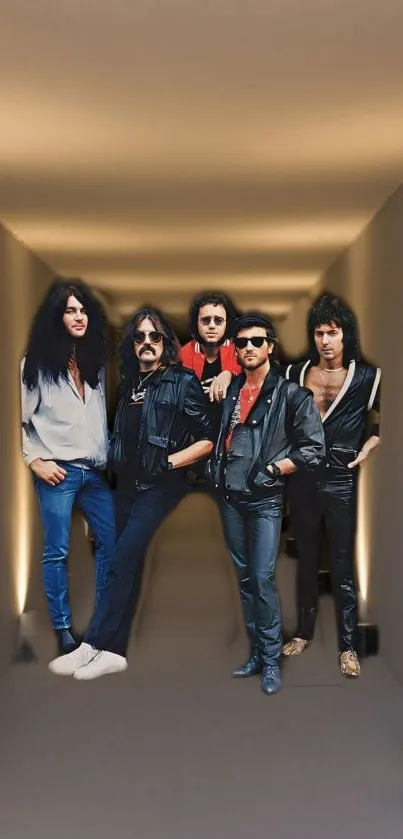Retro Rock Band Wallpaper - free download