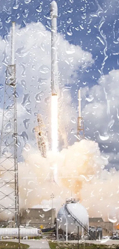 Rocket Launch Mobile Wallpaper - free download