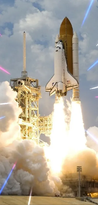Rocket Launch Mobile Wallpaper - free download