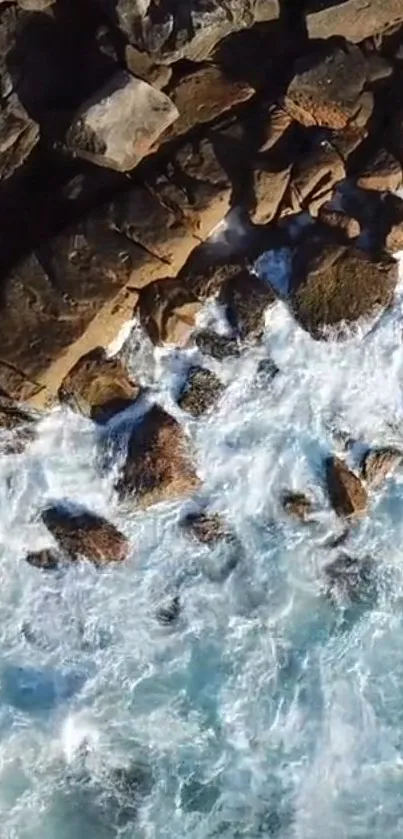 Rocky Coast Ocean Waves - free download