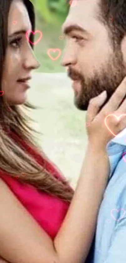 Romantic Couple Phone Wallpaper - free download