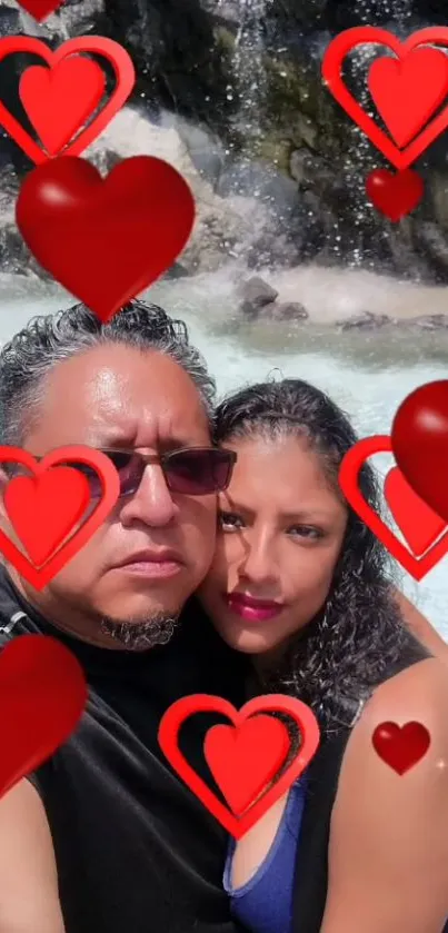 Romantic Heart Overlay Wallpaper - free download