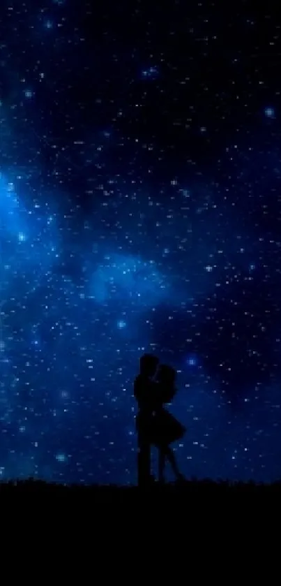 Romantic Starry Night Wallpaper - free download