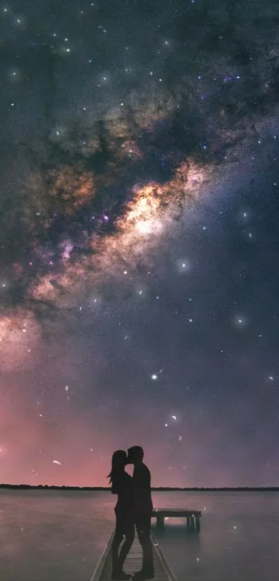 Romantic Starry Night Wallpaper - free download