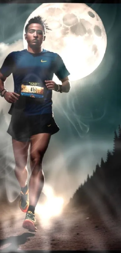 Runner Under the Full Moon - free download