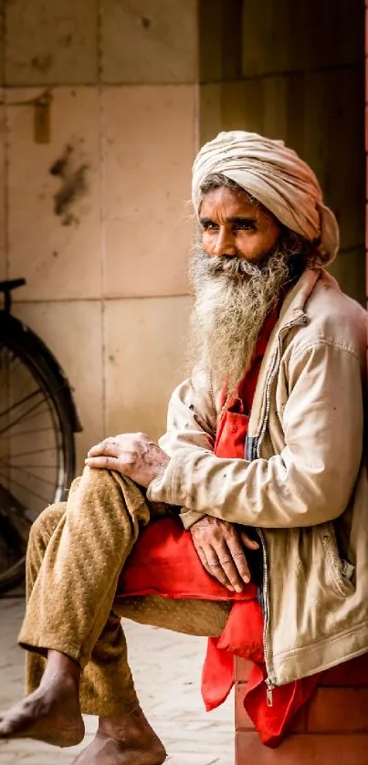 Rustic Urban Portrait Wallpaper - free download