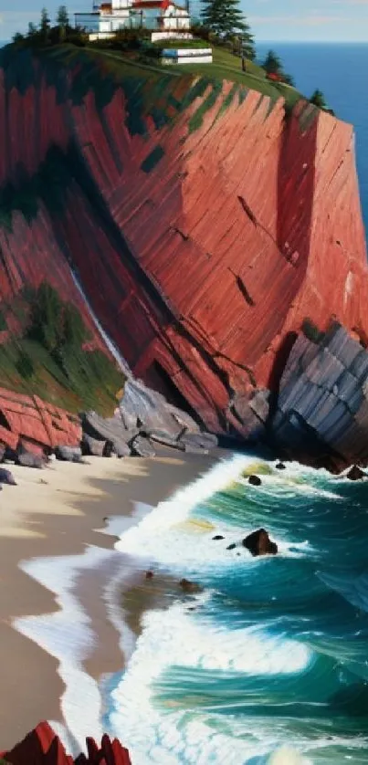 Scenic Cliffside Ocean View - free download