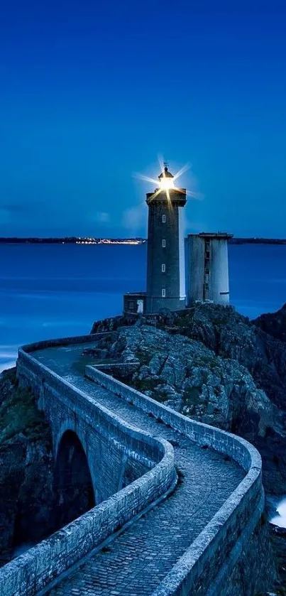 Scenic Lighthouse at Twilight - free download