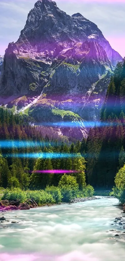 Scenic Mountain River View - free download