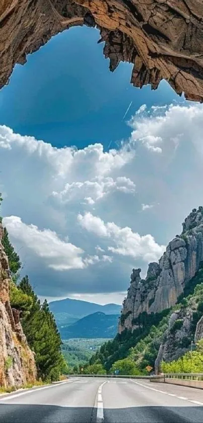 Scenic Mountain View Wallpaper - free download