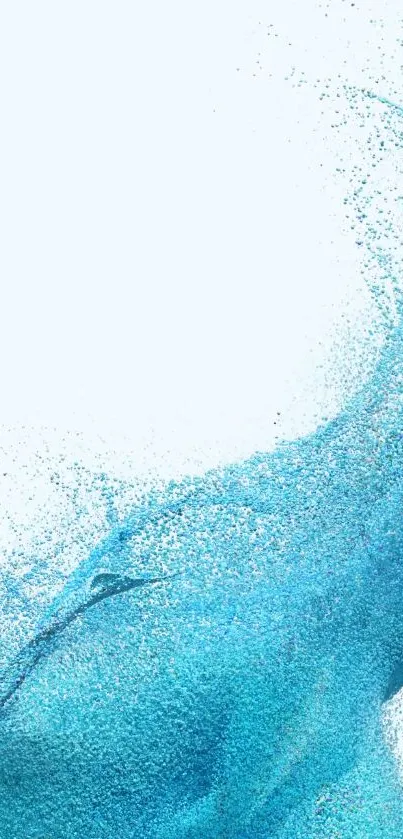 Serene Blue Mist Wallpaper - free download