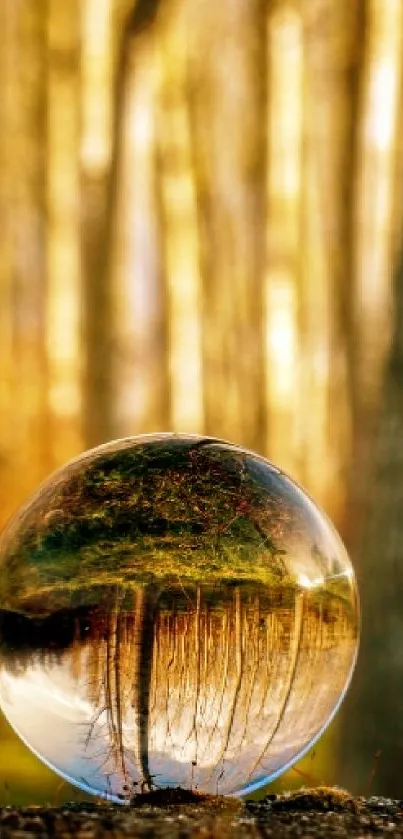 Serene Forest Crystal Sphere - free download