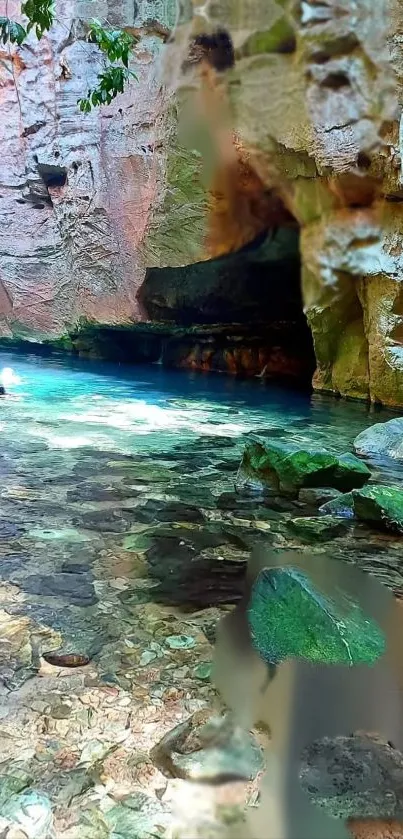 Serene Natural Cave Pool - free download