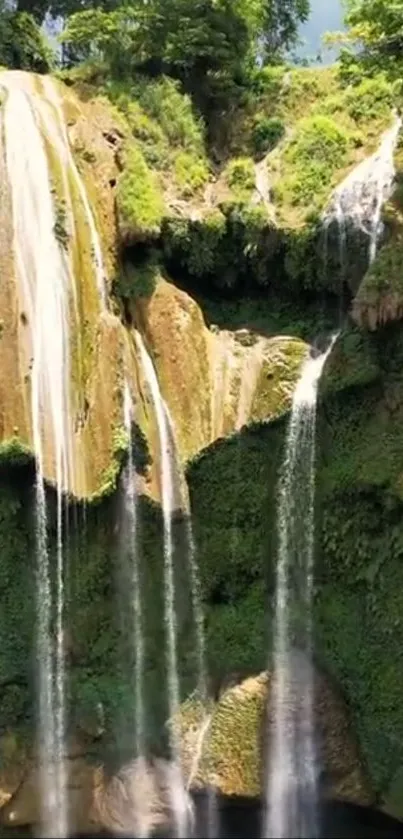 Stunning Waterfall Nature View - free download