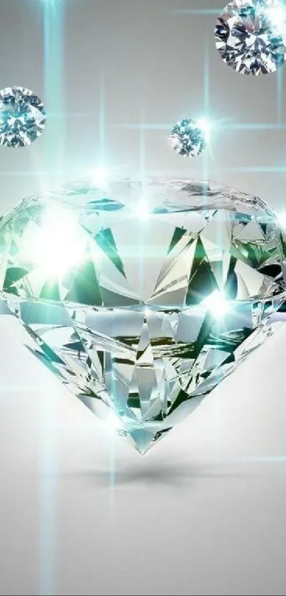 Shimmering Diamond Wallpaper Art - free download