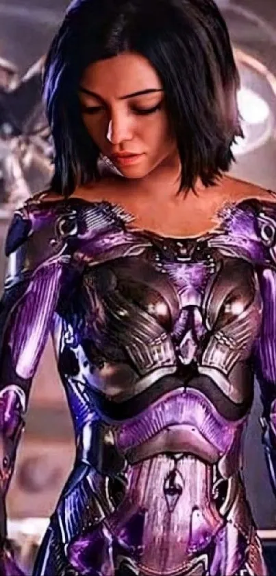 Shoulder Purple Neck Live Wallpaper - free download