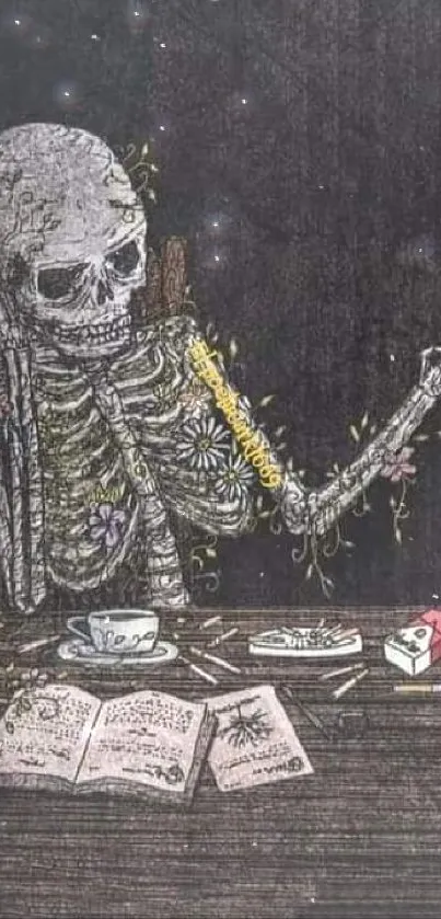 Skeleton Art with Vintage Vibes - free download