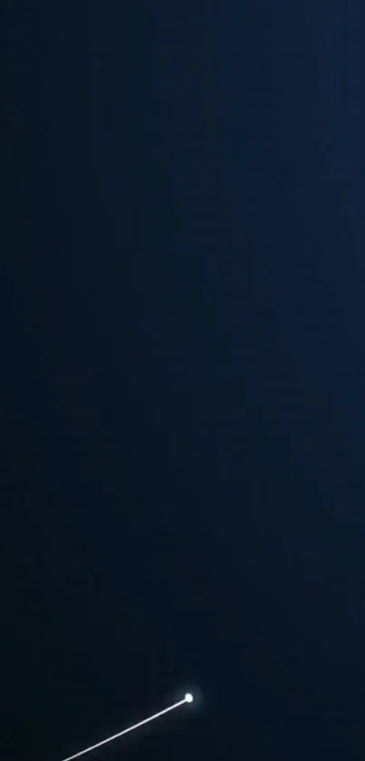 Sleek Dark Blue Minimal Wallpaper - free download