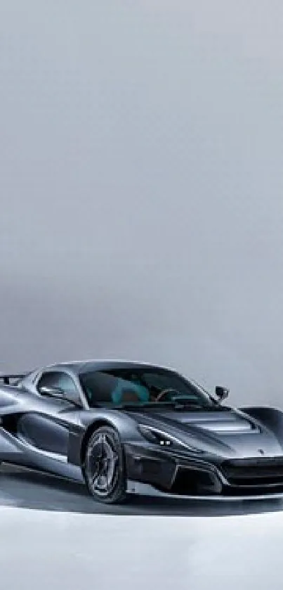 Sleek Metallic Car Wallpaper - free download