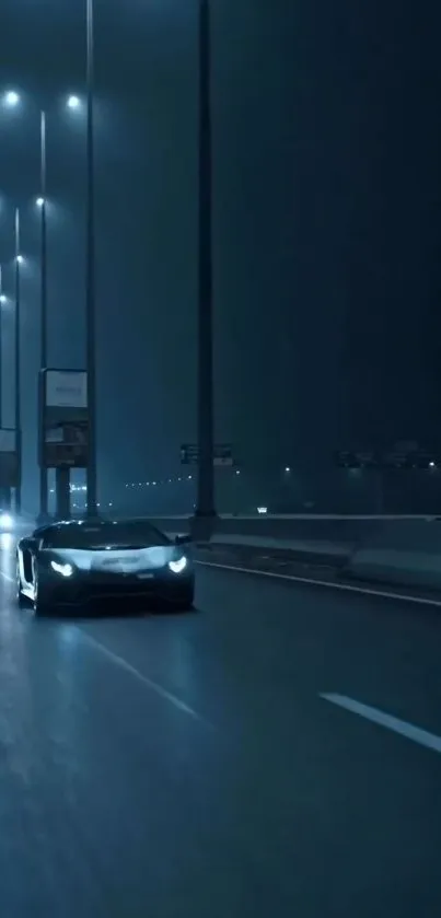 Sleek Night Drive Wallpaper - free download