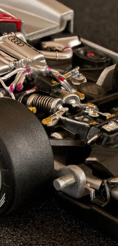 Sleek Race Car Engine Design - free download