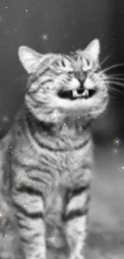 Smiling Cat Wallpaper - free download