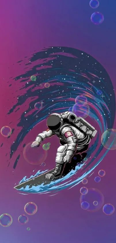 Space Surfer Artwork Wallpaper - free download