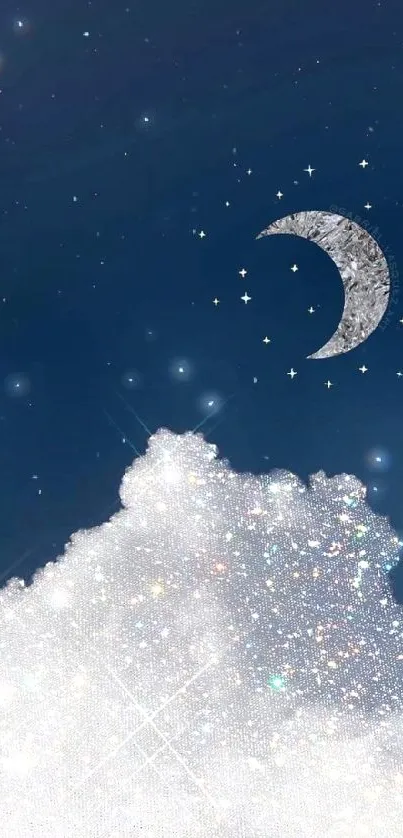 Sparkling Night Sky Wallpaper - free download