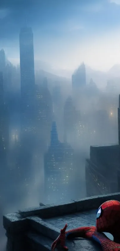 Spider-Man Cityscape Wallpaper - free download